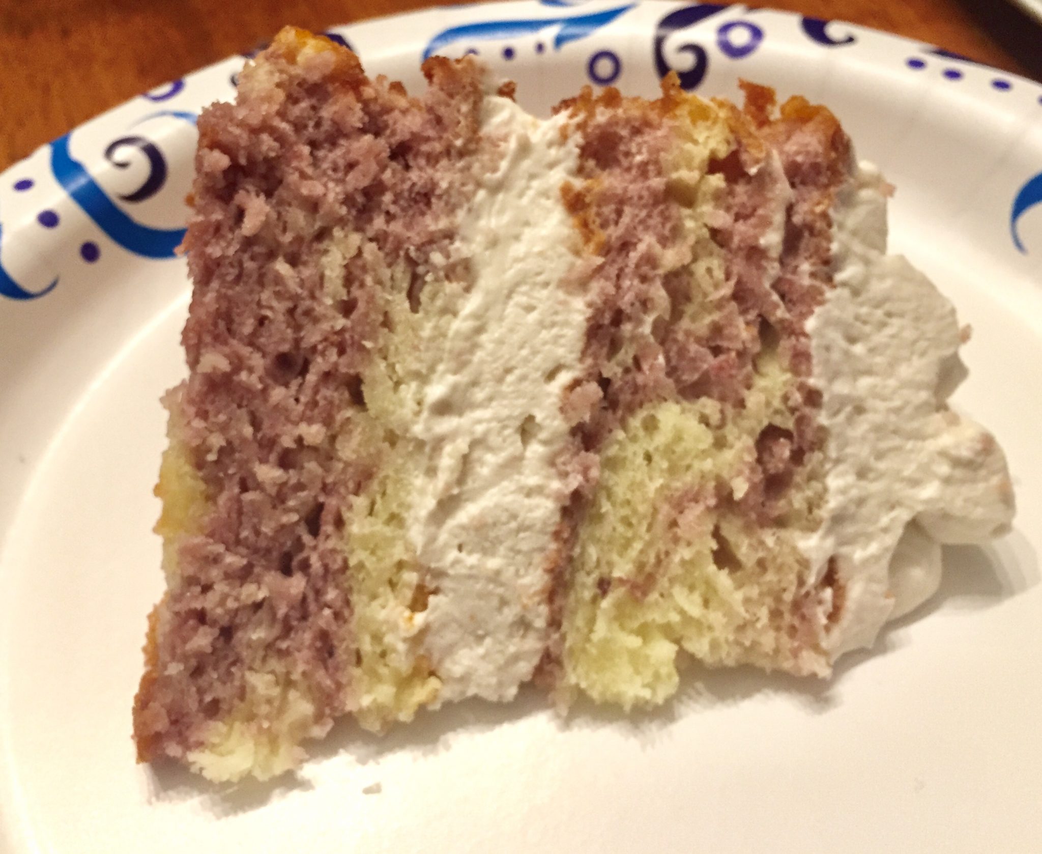 Lemon Raspberry Angel Food Cake